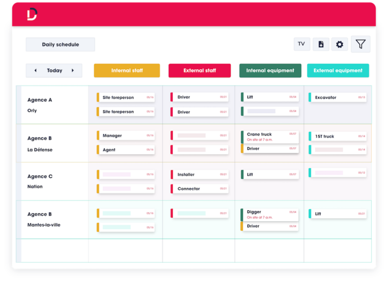 Planning tool | Dispatcher