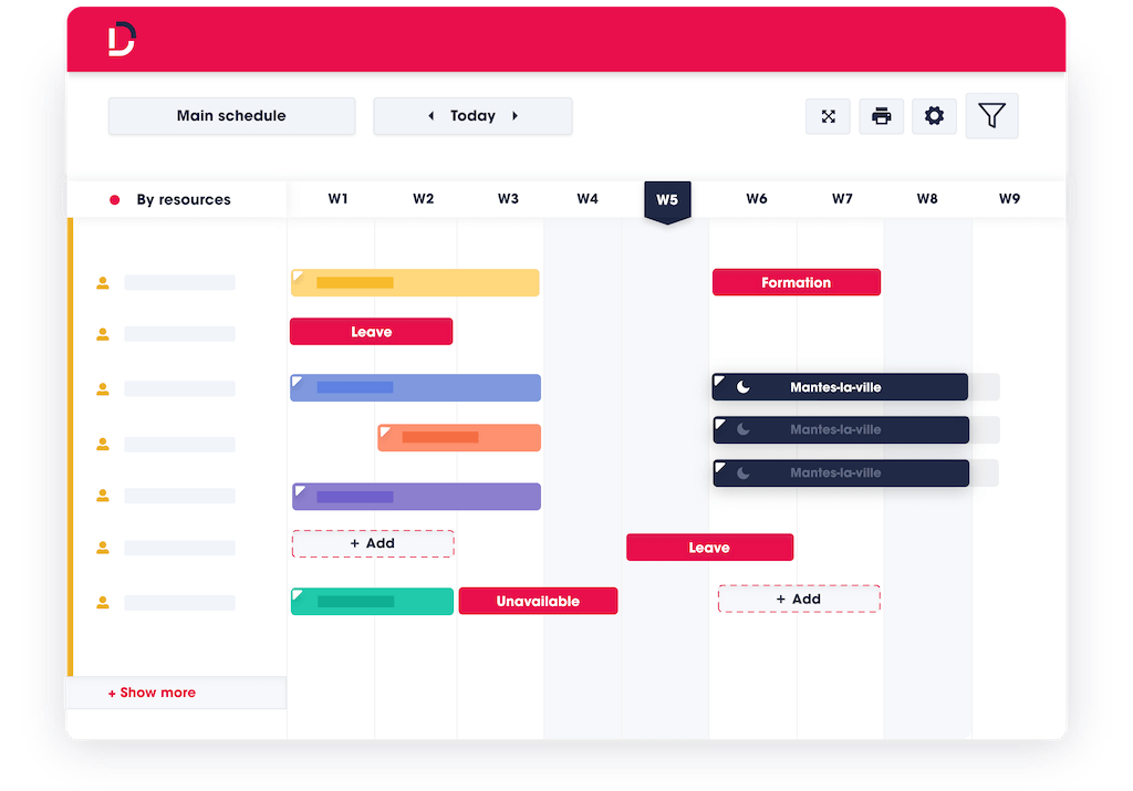 Online Planning Software Dispatcher